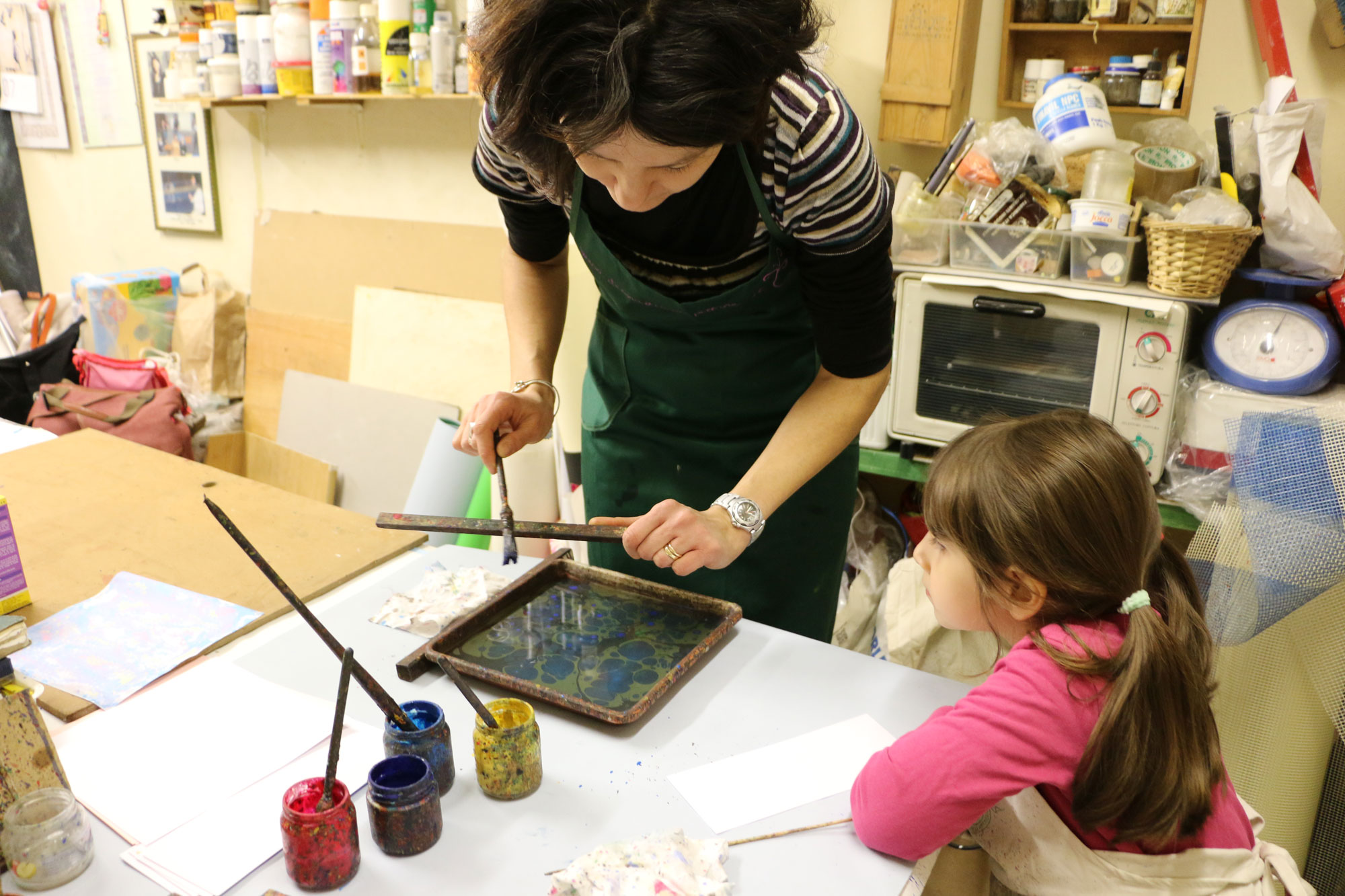 Florentine Marbled Paper Workship with Francesca Vannini
